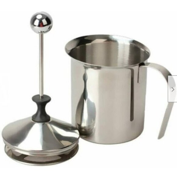 Kitchen | Manual Milk Creamer Hand Pump Frother Cappuccino Latte Coffee ...